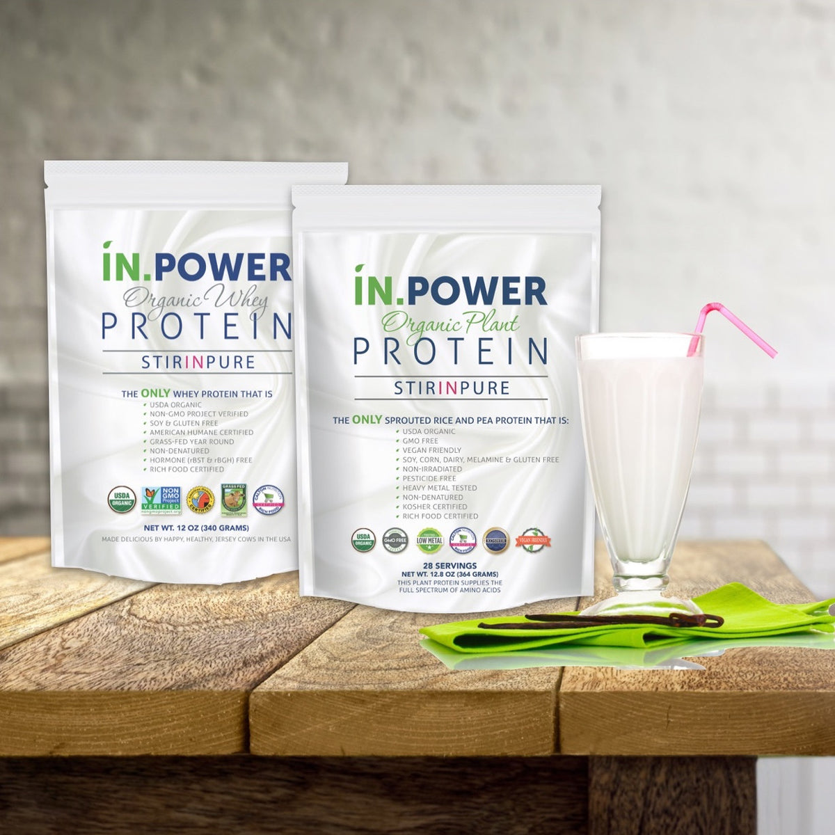 IN.POWER Organic Plant Protein — Calton Nutrition Store